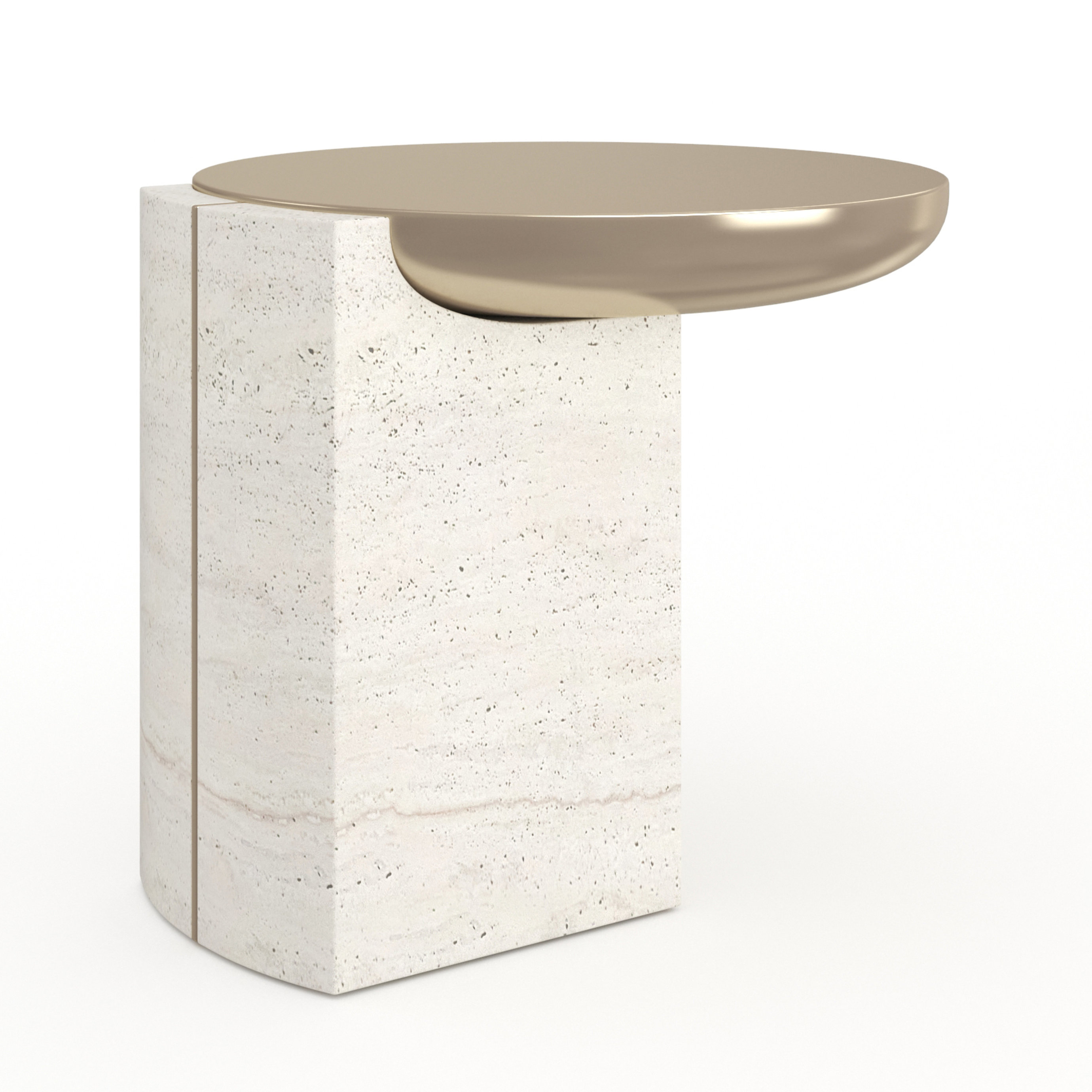 Caracole Classic Overlap Round Side Table Light | Wayfair