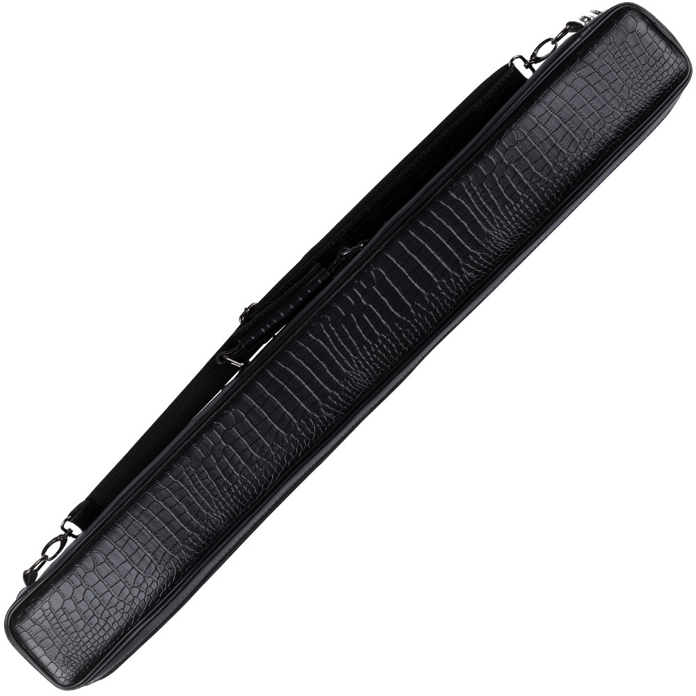 Action ACSC09 2x2 Black Leatherette Soft Pool Cue Case Billiard Stick ...