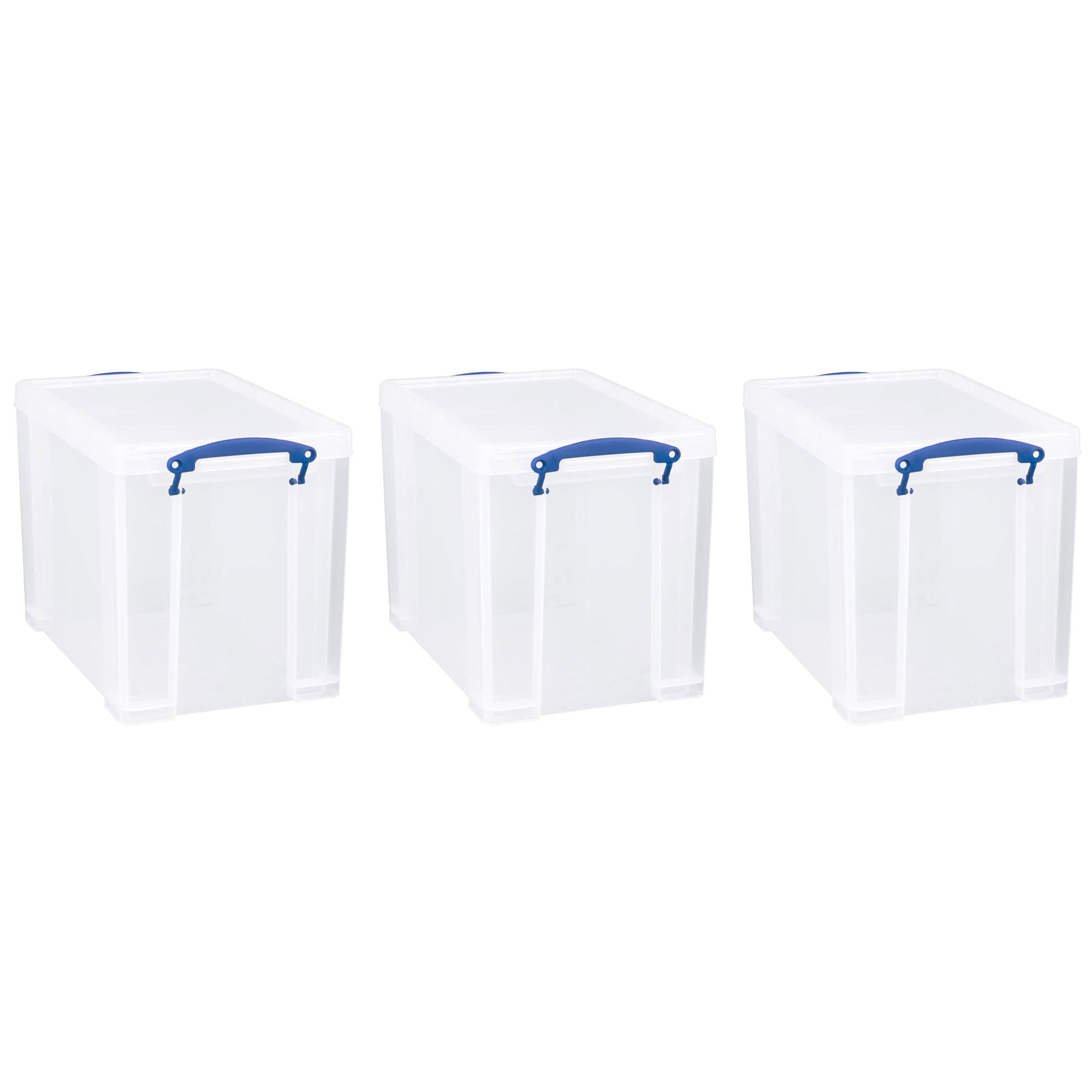 Rebrilliant Really Useful Box Storage Container with Lid and Clip Lock ...