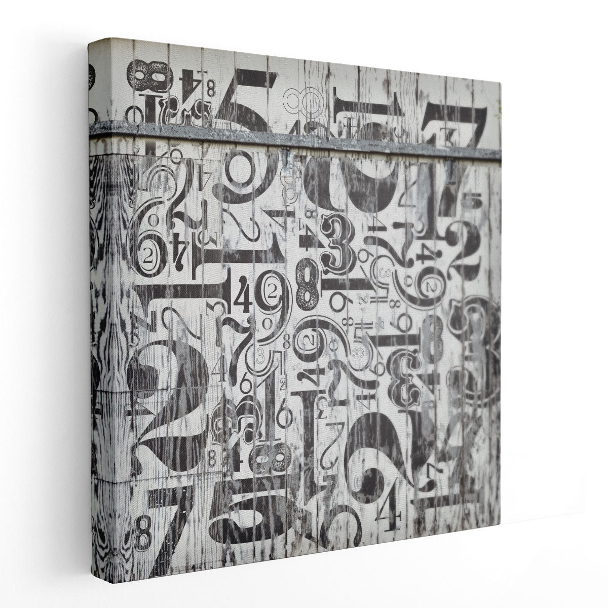 Brayden Studio® Found Symbols I Black And White - Canvas Print Wall Art ...