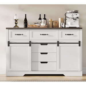 August Grove® Farmhouse With 6 Drawers, Bedroom Dressing Table ...