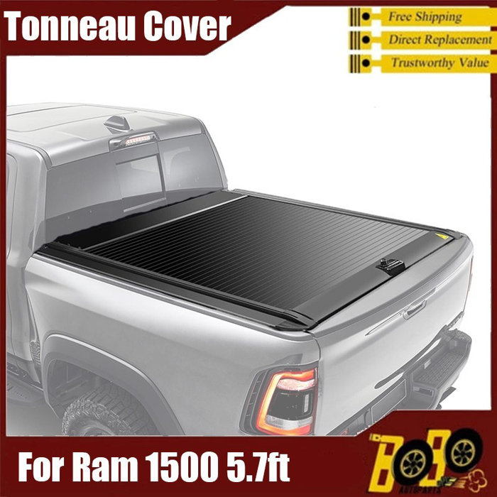 AlenArtWater 5.7Ft Tonneau Cover Truck Bed Cover Retractable For Dodge ...
