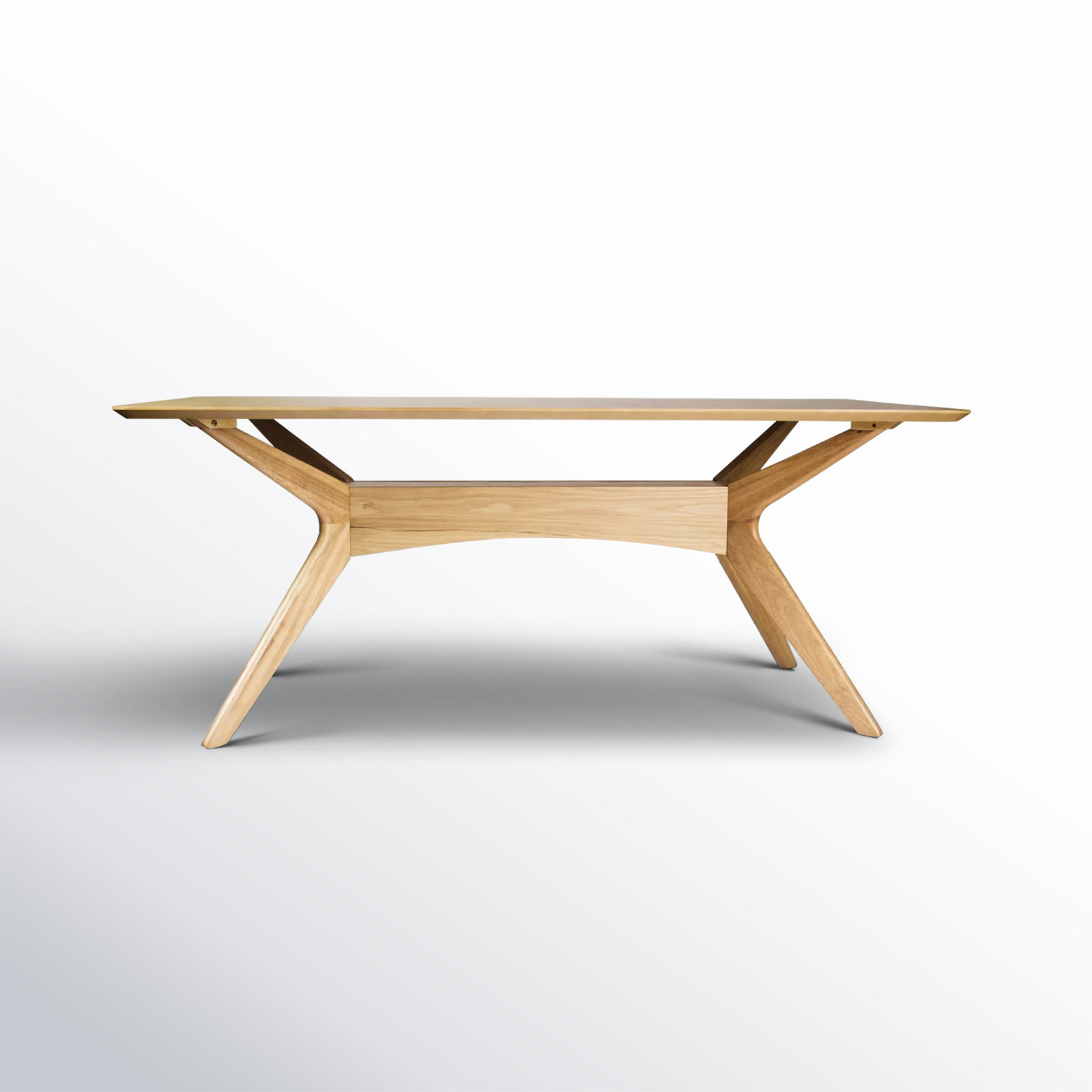 AllModern Budapest 71" Wood Dining Table & Reviews | Wayfair