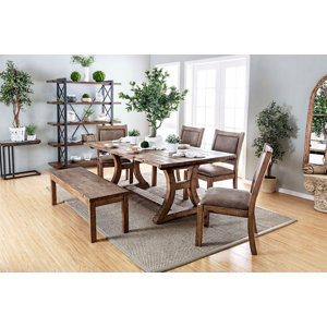 Gracie Oaks Coshocton Solid Wood Dining Table | Wayfair