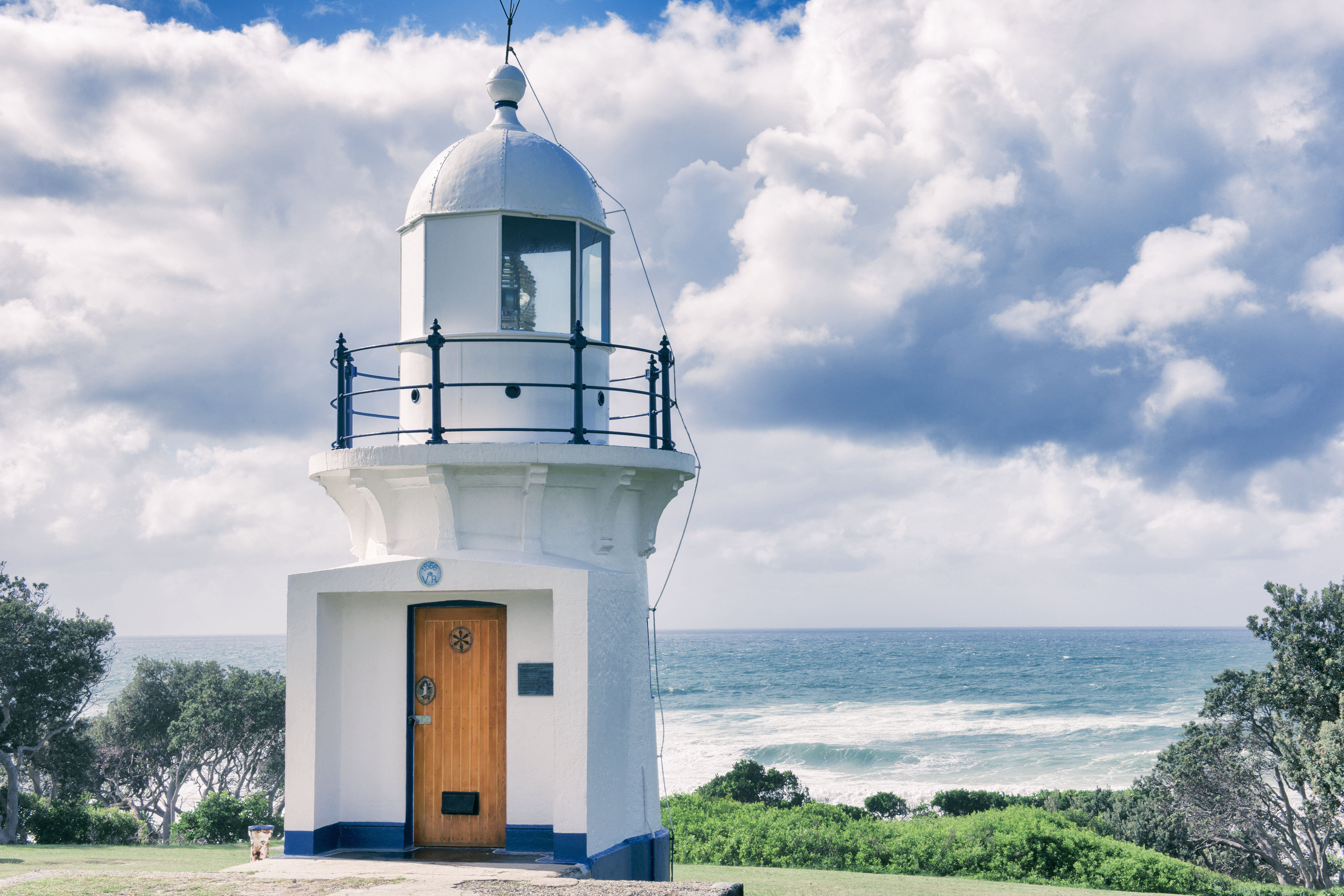 Breakwater Bay Ballina Lighthouse by Robertdowner - Wrapped Canvas ...