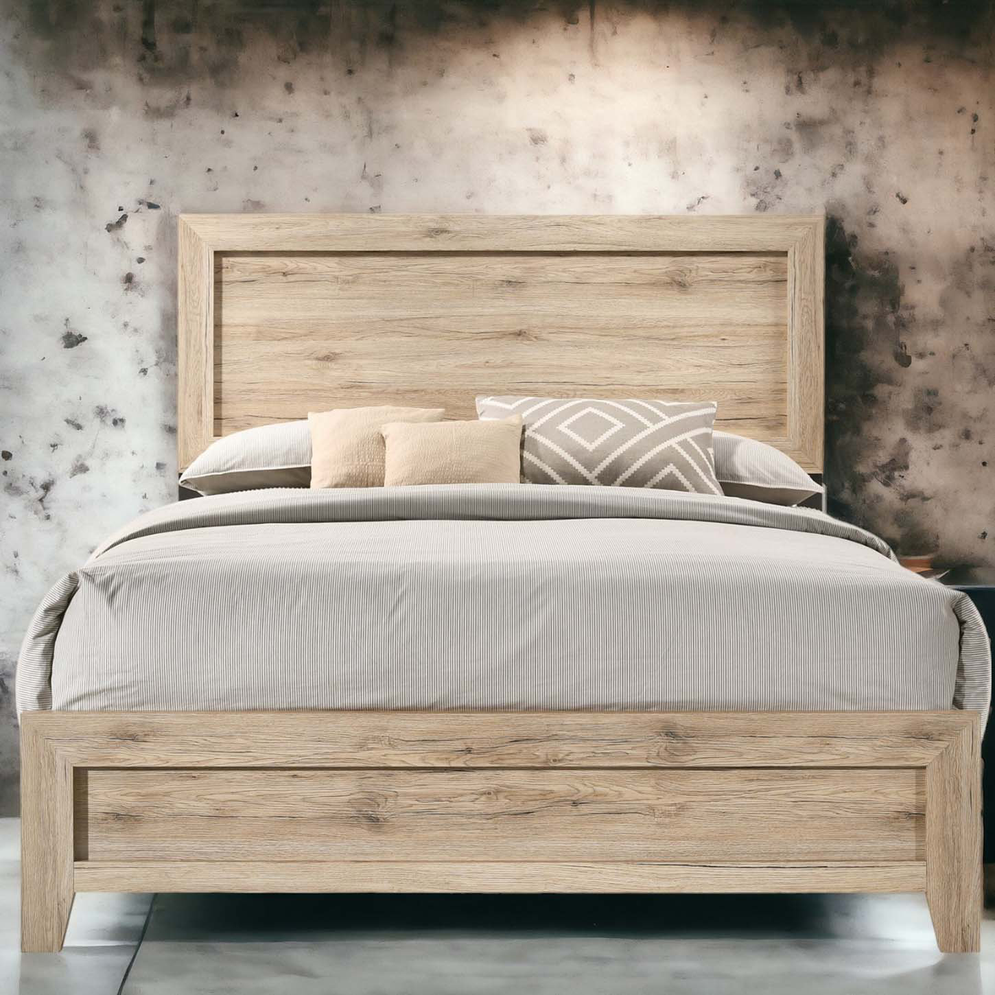 House of Hampton® Panel Headboard Design Queen Bed | Wayfair