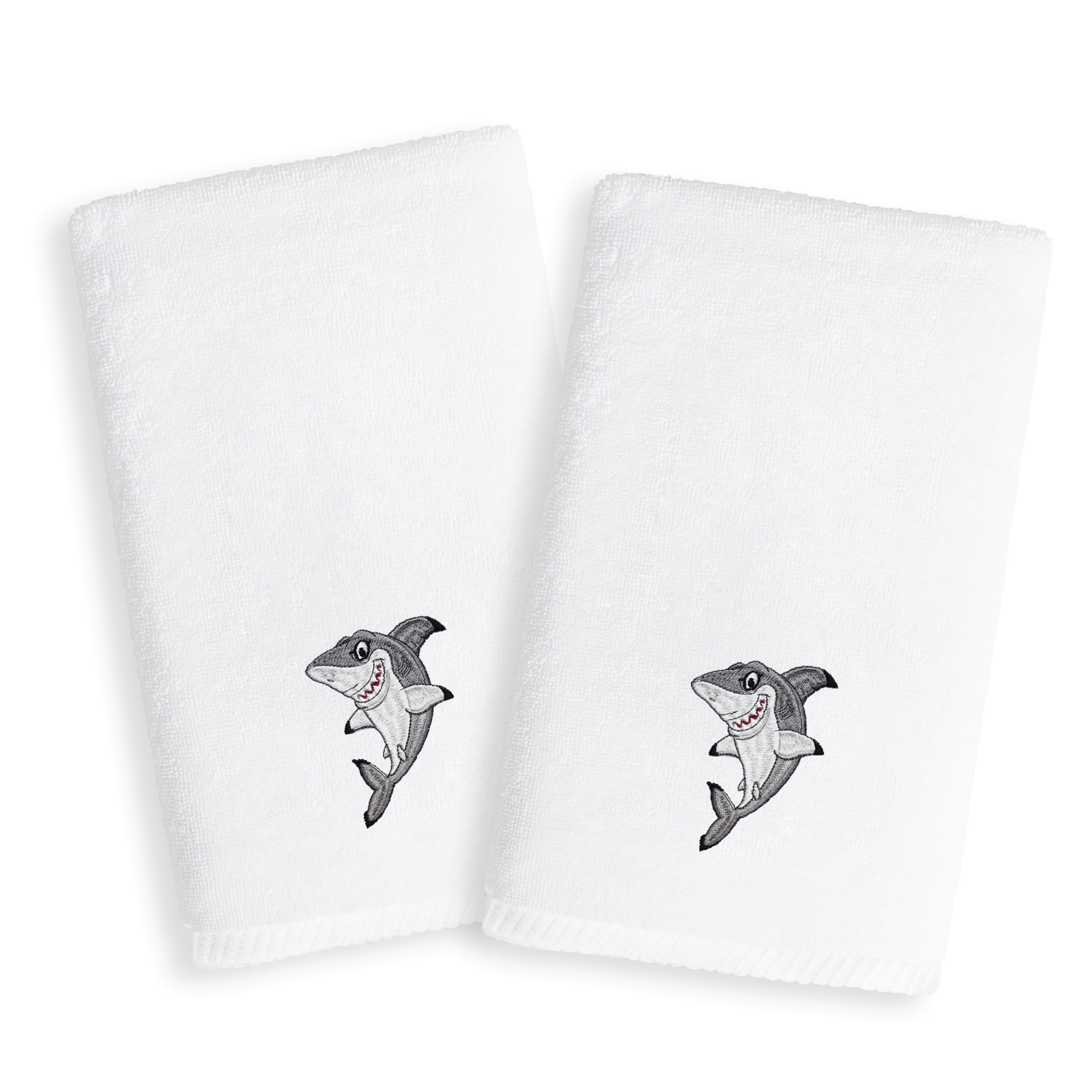 Linum Home Textiles Kids Luxury Shark Turkish Cotton Hand Towel ...