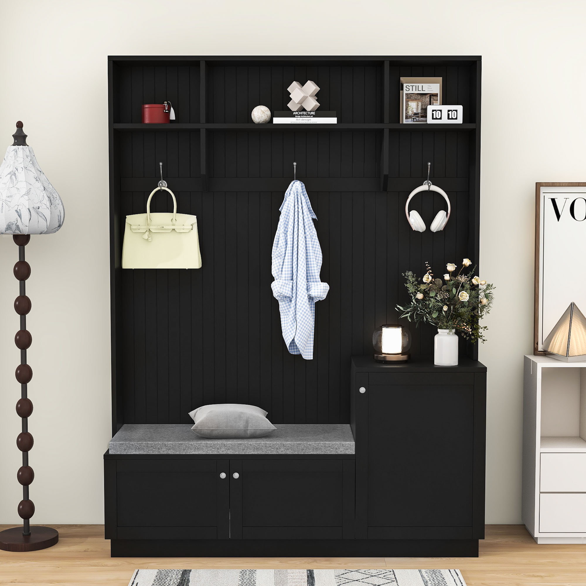 Latitude Run® Elegant Design Hall Tree With Comfort And Solutions | Wayfair