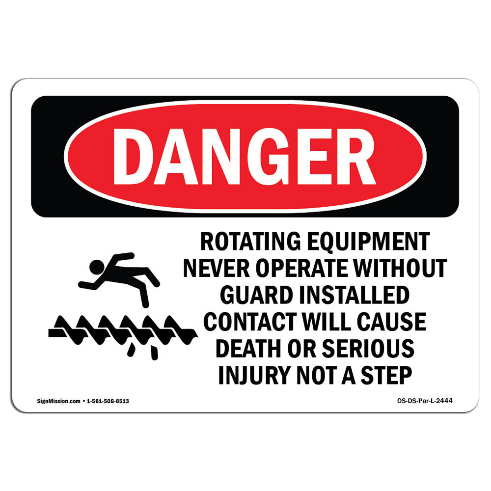SignMission Rotating Equipment Never Operate Sign | Wayfair