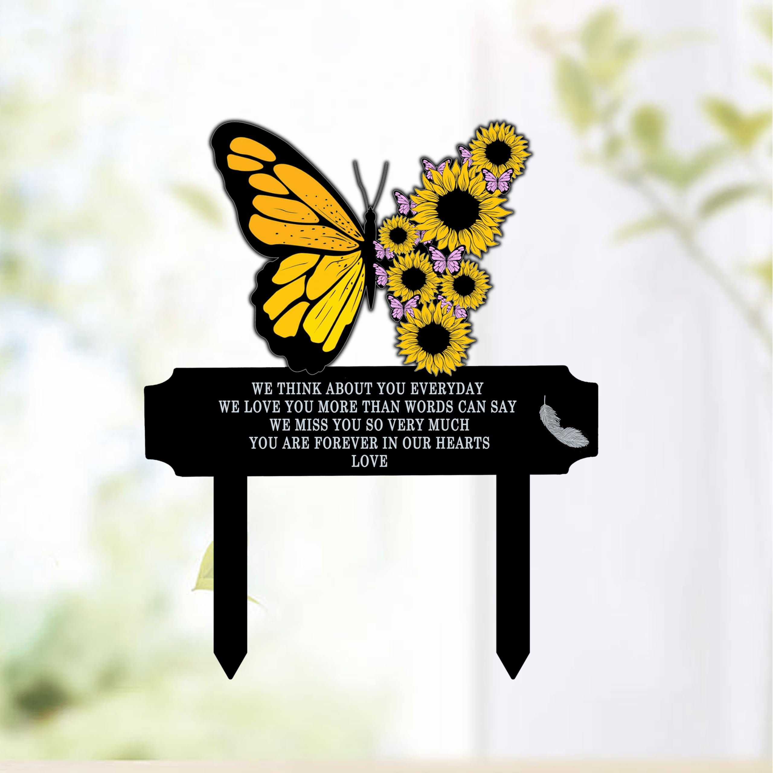 Arlmont & Co. Grave Site Decorations For Cemetery Garden Stakes For ...