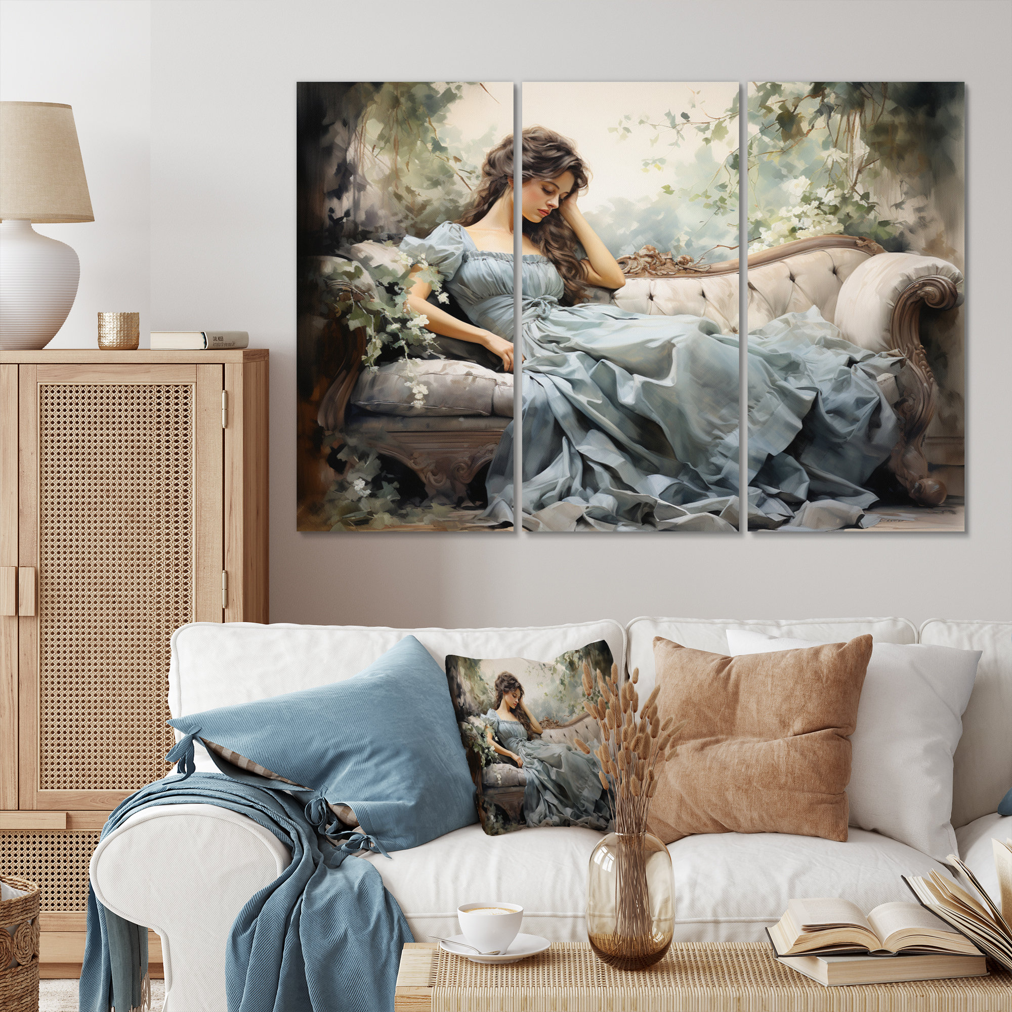 Winston Porter Fashion 1850S Suffused Portrait On Canvas 3 Pieces Print ...