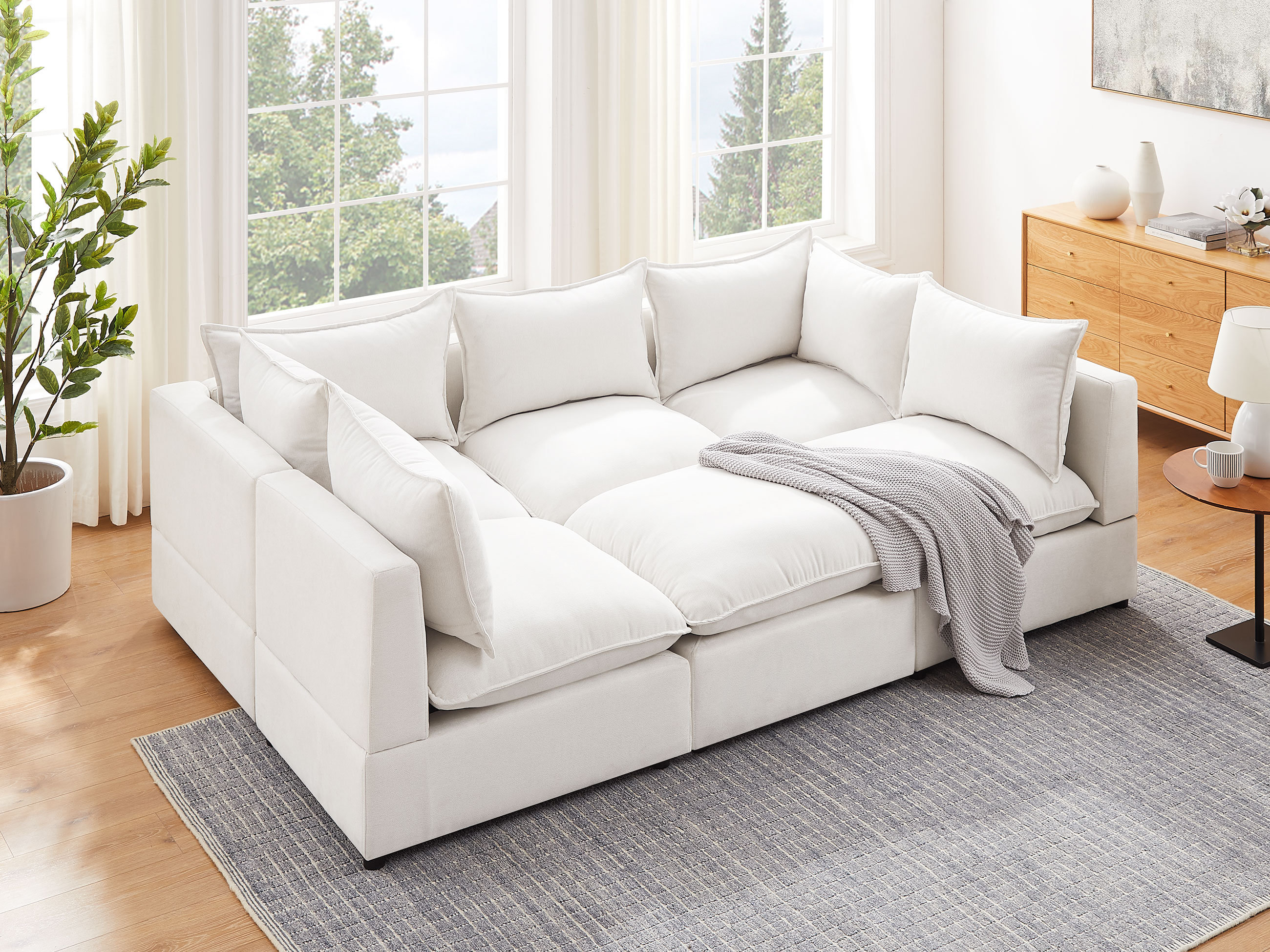 Canora Grey Shannai 94.5'' Modular Sofa & Reviews | Wayfair