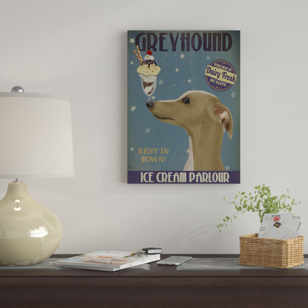 Winston Porter 'Grayhound, Tan, Ice Cream' Vintage Advertisement on ...