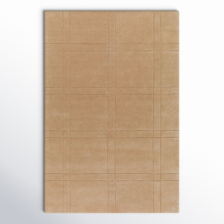 Hokku Designs Sioeli Tan Hand Tufted Area Rug & Reviews | Wayfair