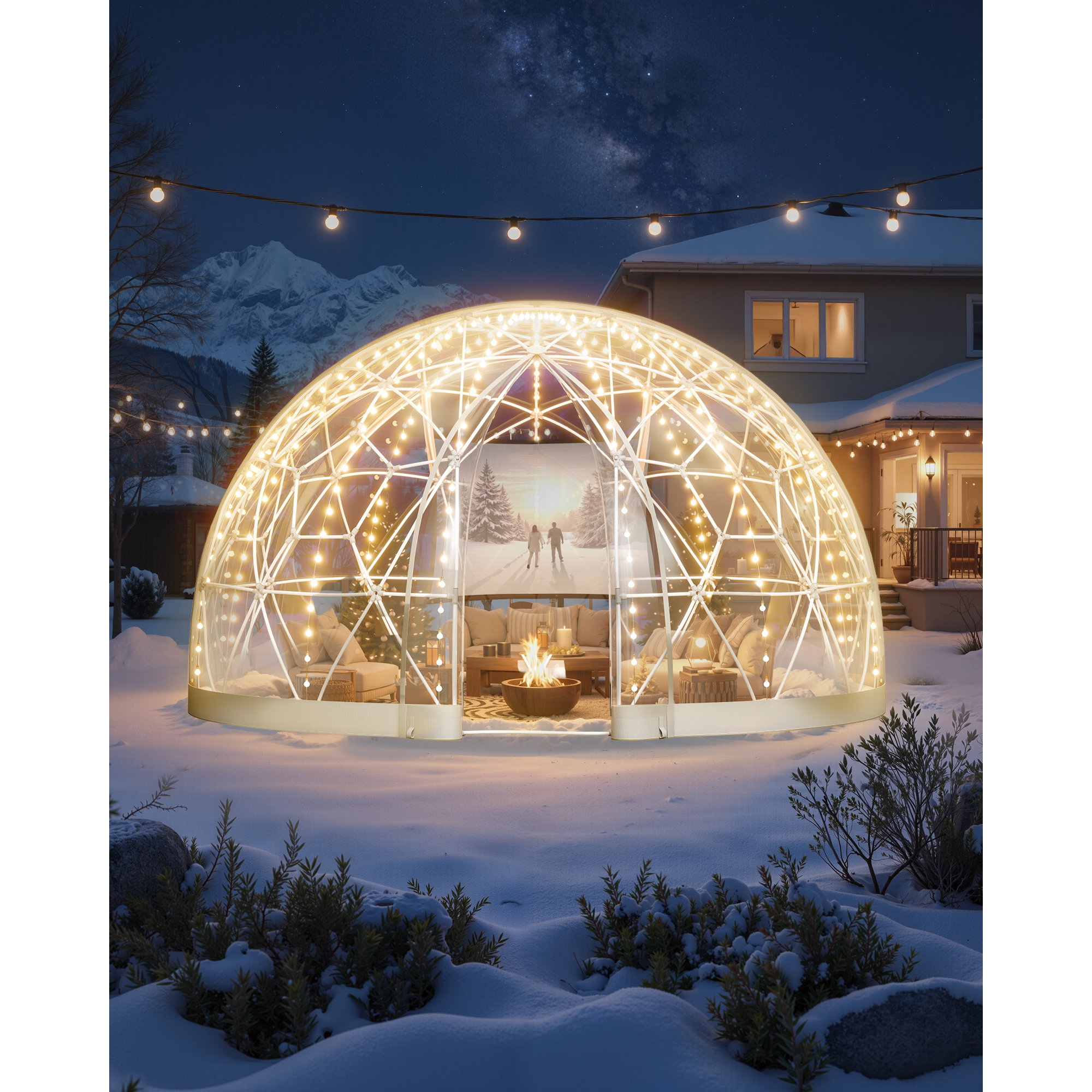 geodesic tent