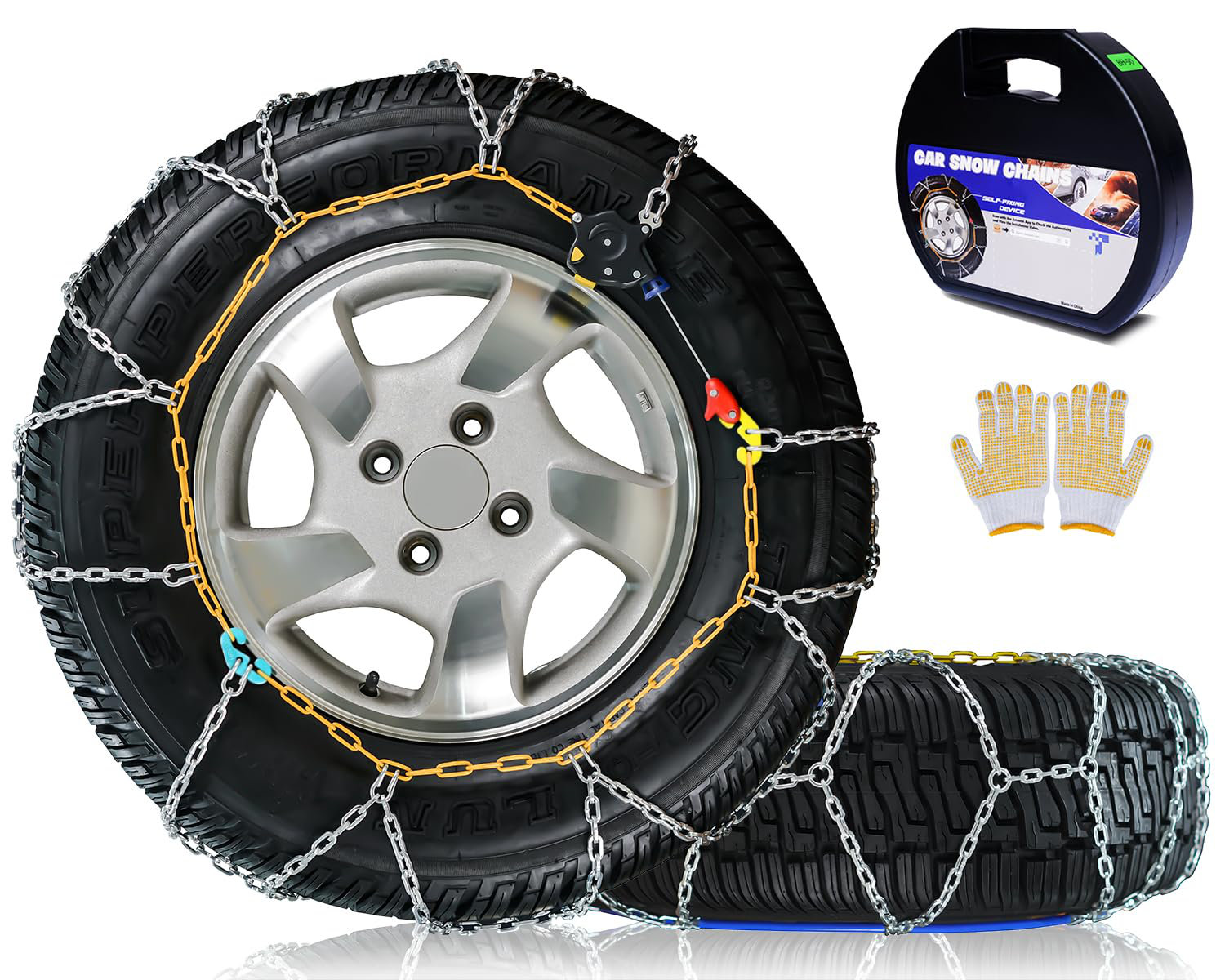 FURNITURE COUNTRY CORP. Snow-Chains Auto Fixing 1 Min Quick Fit Easy ...