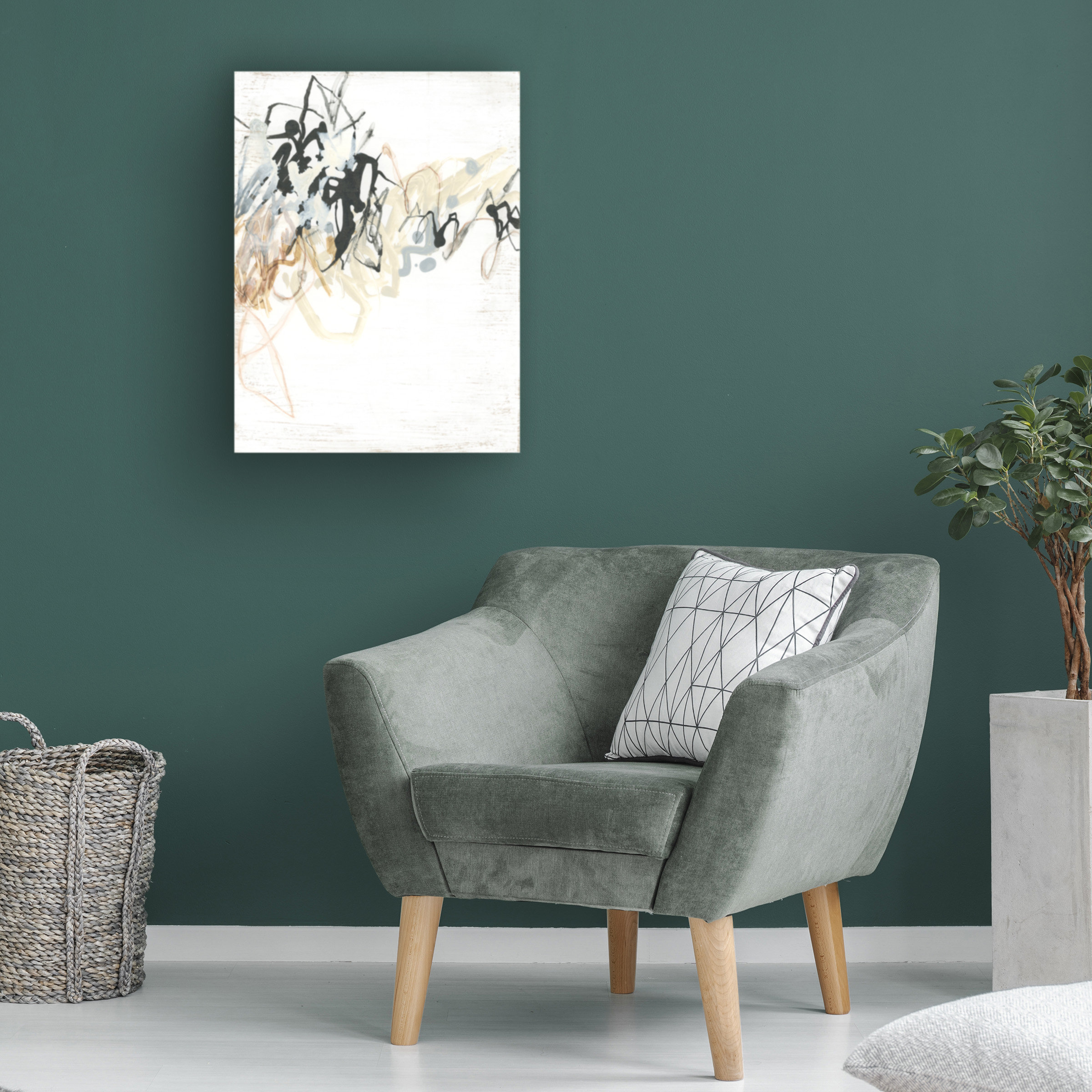 Orren Ellis June Erica Vess Conversation Thread I Canvas Wall Art ...