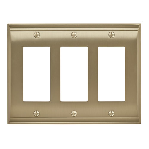 Amerock Candler 3-Gang Rocker Wall Plate & Reviews | Wayfair