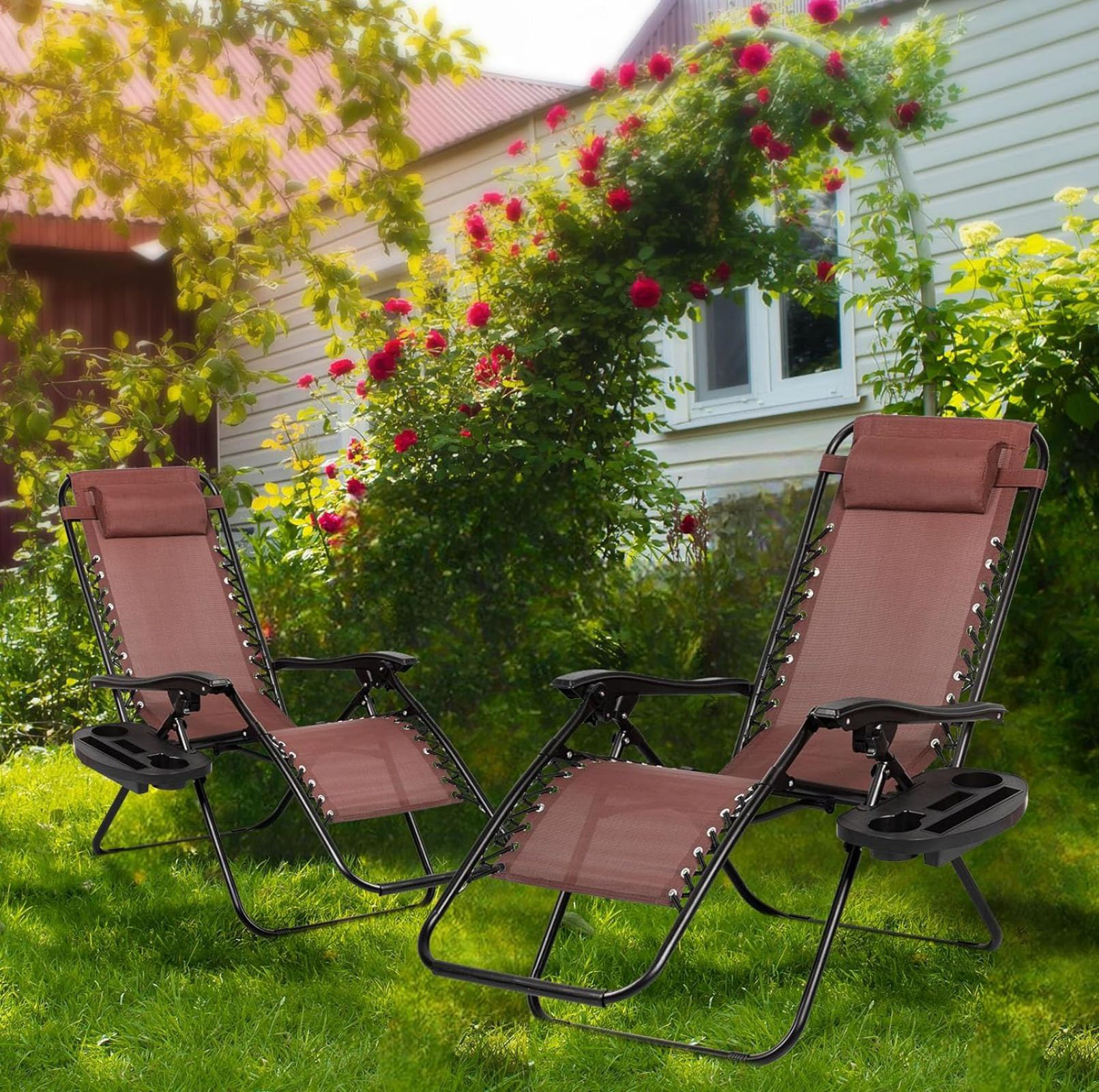 Arlmont & Co. Sumbal Reclining Beach Chair | Wayfair