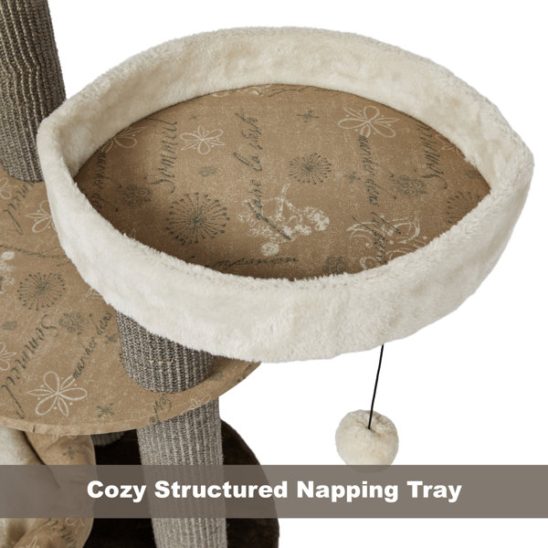 MidWest Homes For Pets Feline Nuvo "Summit" Fashionable Cat Tree ...