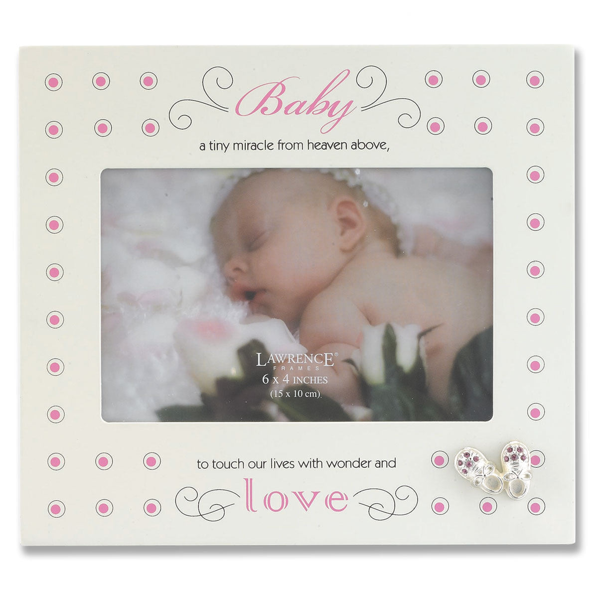 Lawrence Frames Nursery Baby Shoes Picture Frame | Wayfair