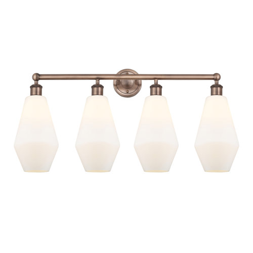 Copper Bathroom Vanity Lighting You'll Love | Wayfair