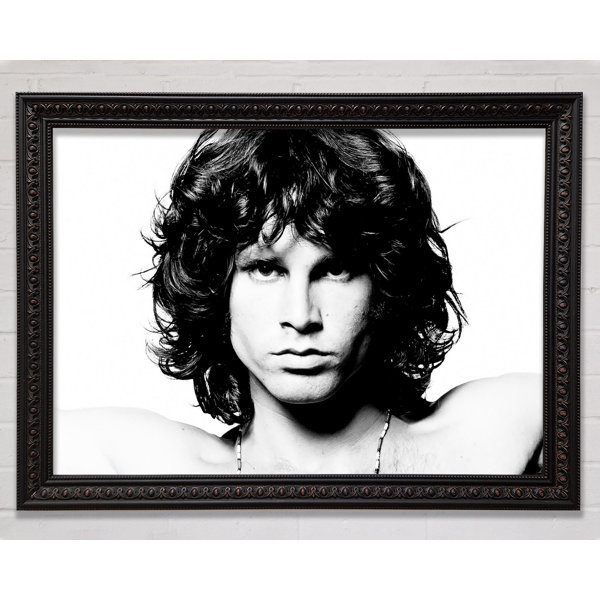 Bright Star Jim Morrison Face - Single Picture Frame Art Prints ...