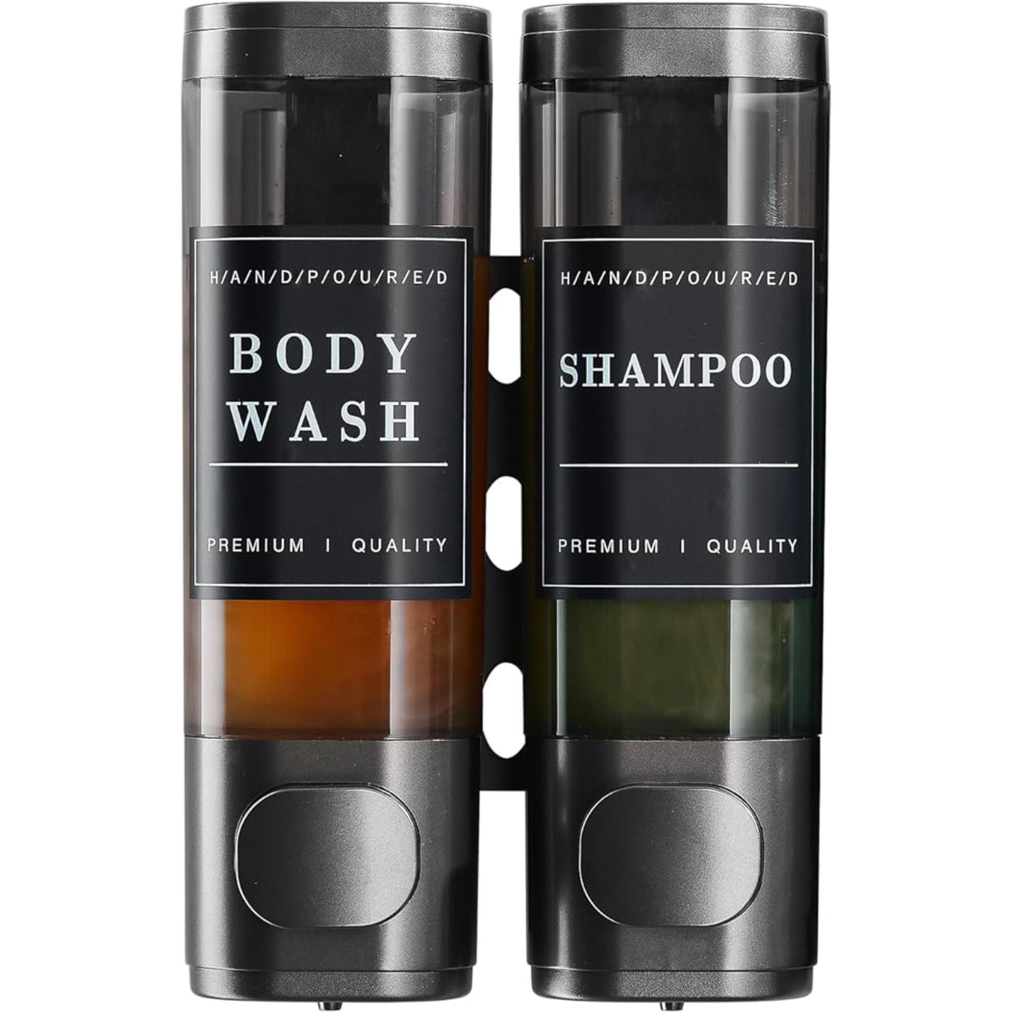 Latitude Run® 2-Chamber Wall-Mounted Shower Soap Dispenser For Shampoo ...