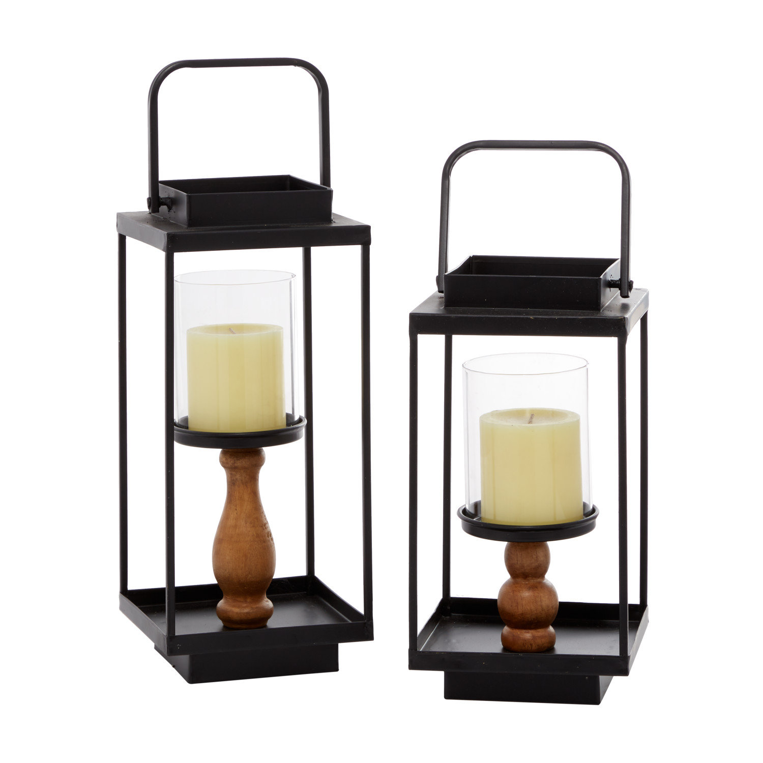 Dakota Fields 2 Piece Tabletop Lantern Set | Wayfair