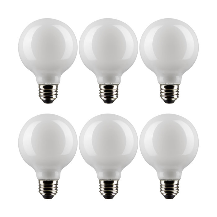 Satco 60 Watt Equivalent G25 E26/Medium (Standard) Dimmable LED Bulb ...