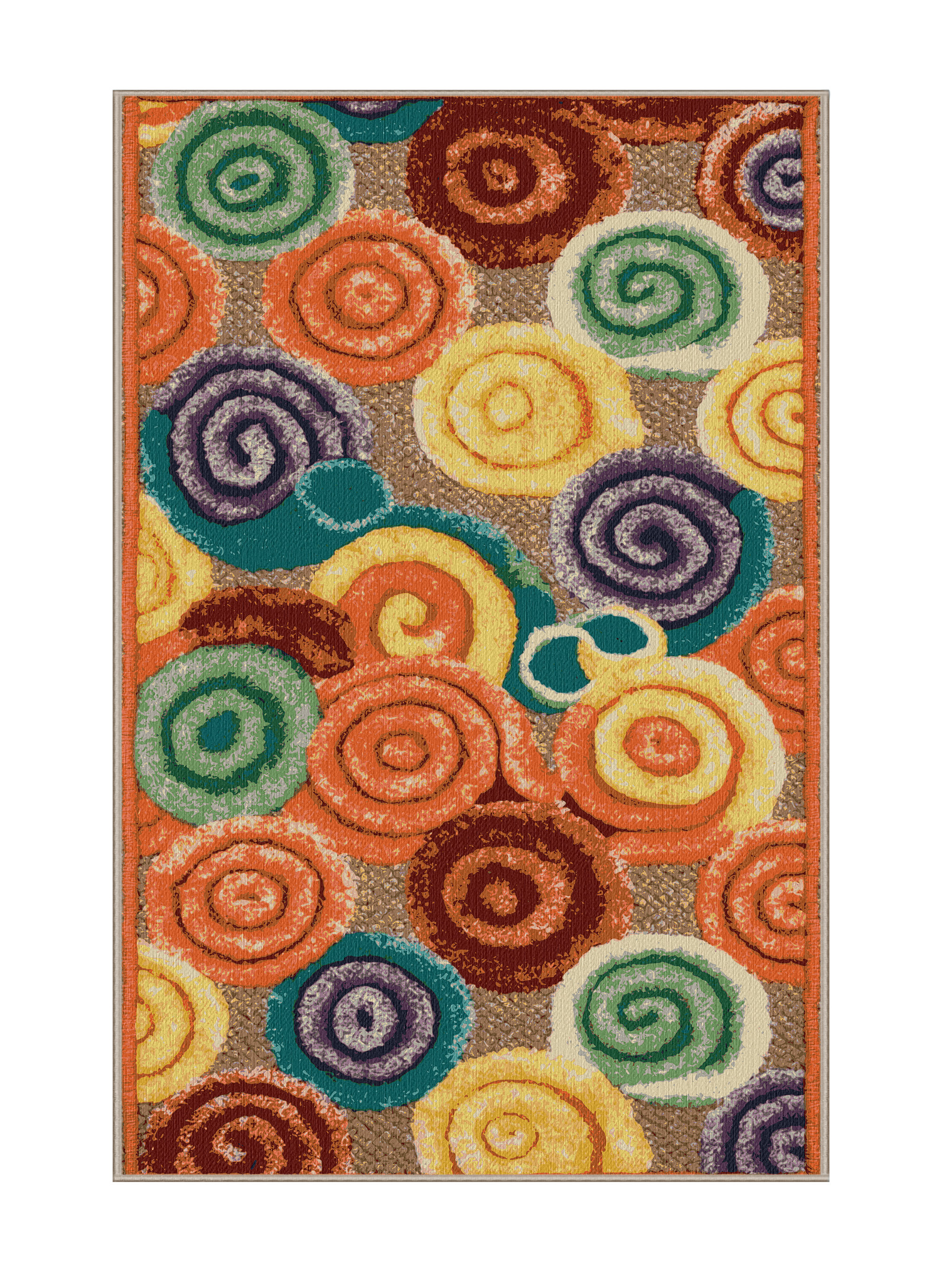 Wildon Home® Washable Fruit Roll Ups Desserts Area Rug | Wayfair