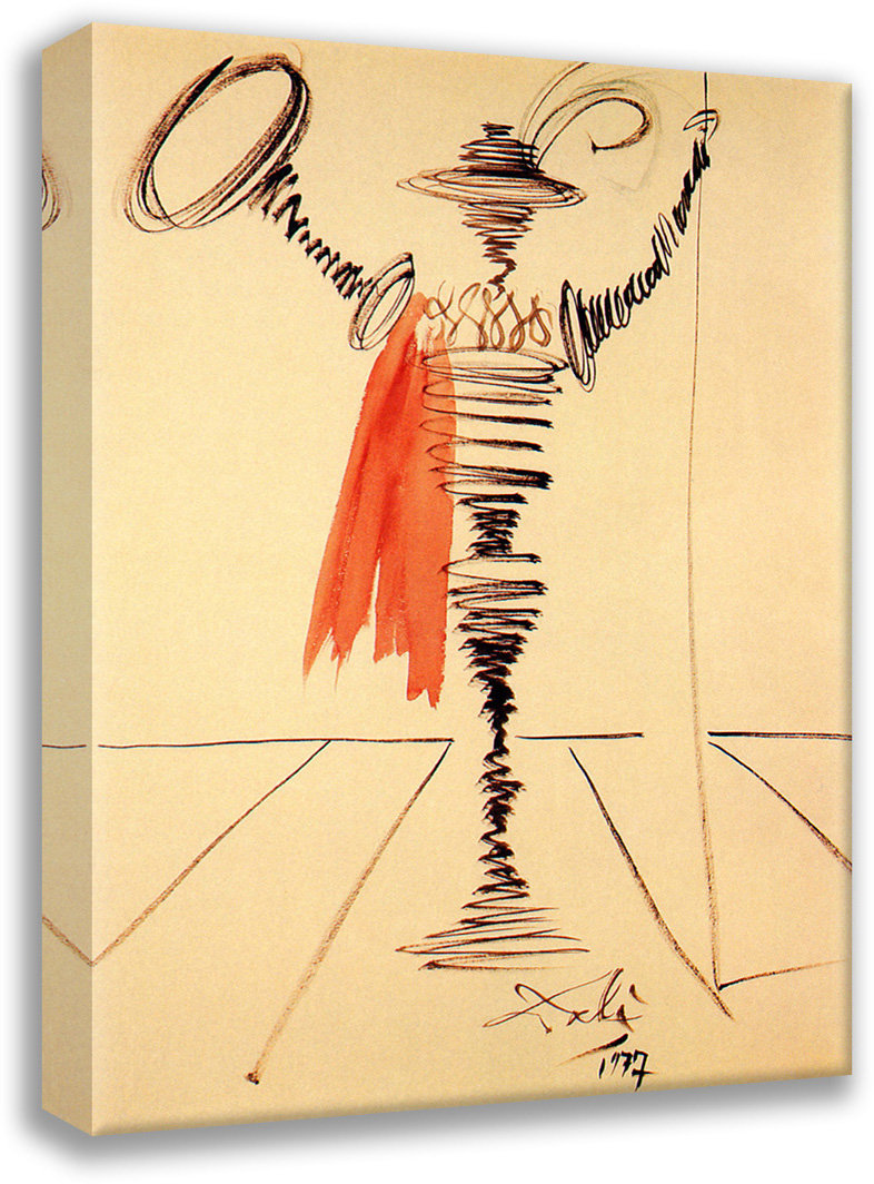 Lark Manor™ Spanish Knight by Salvador Dali Gallery Wrapped Canvas ...