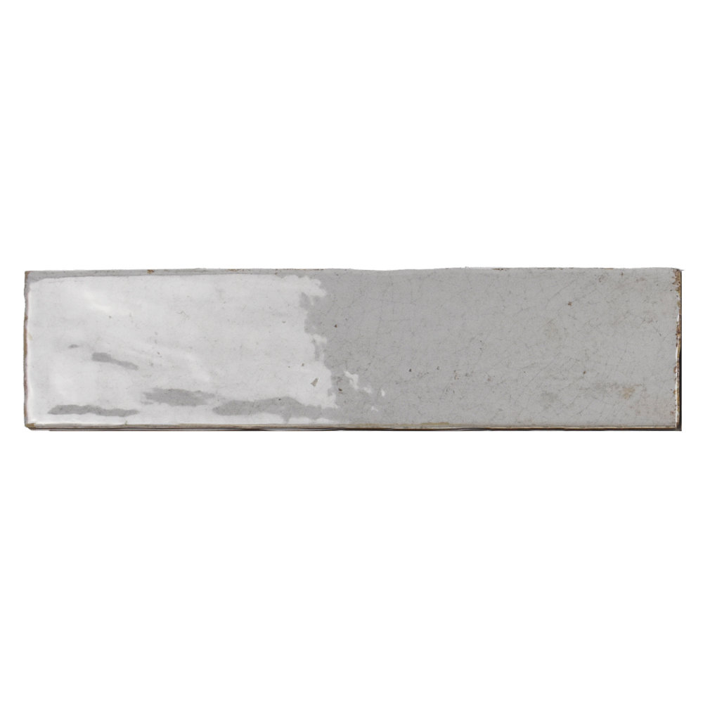 Roca Tiles Maiolica Crackled T. Gray3" x 12" Ceramic Wall Tile| Wayfair