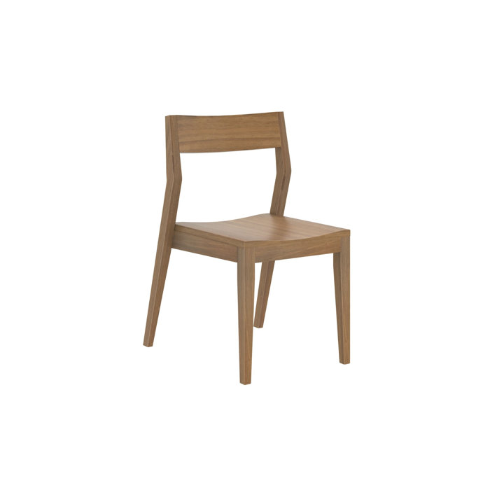 Wade Logan® Linzy Solid Wood Low Back Side Chair | Wayfair