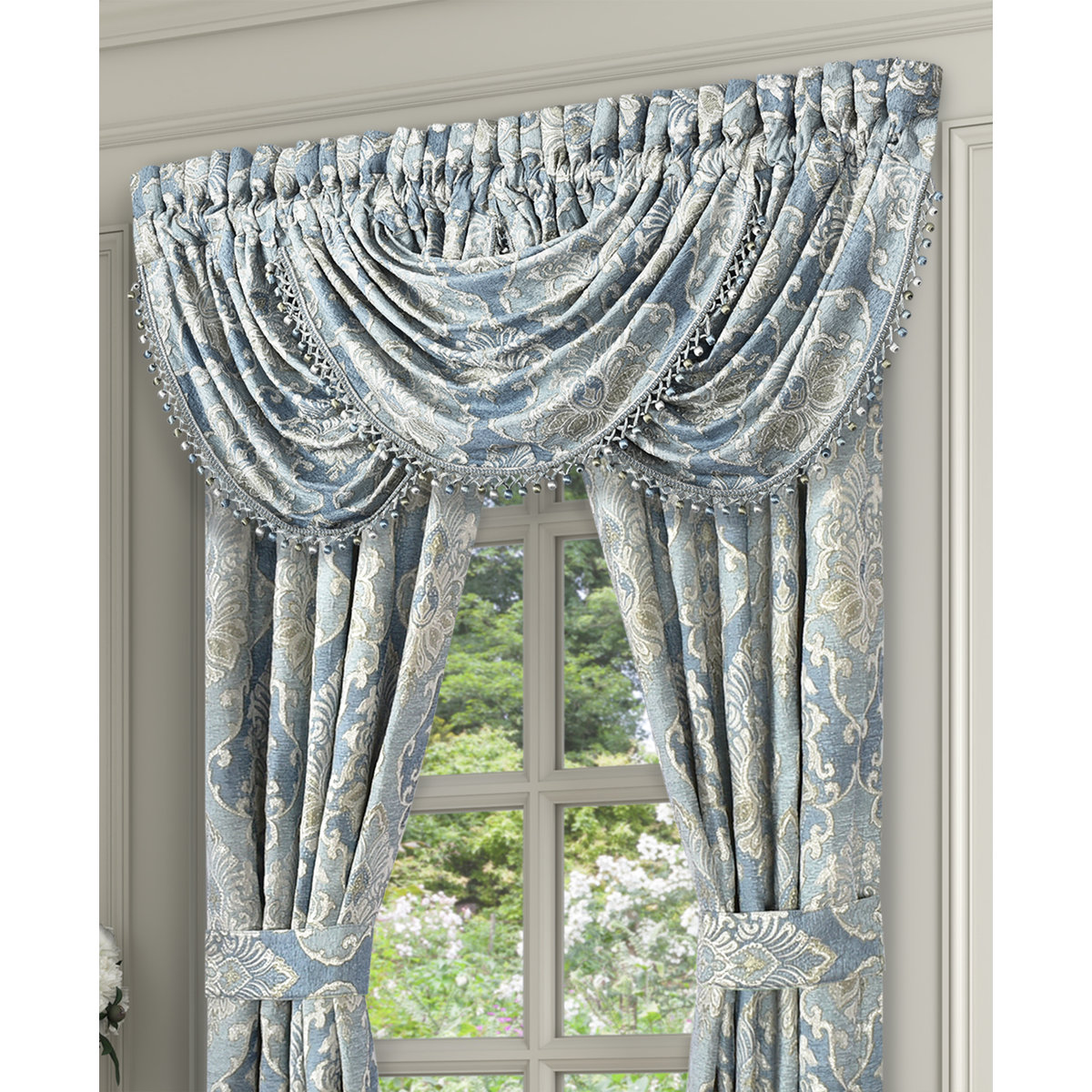 J. Queen New York Celtic Window Waterfall Valance | Wayfair