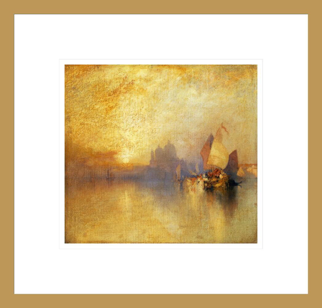 1000Museums Opalescent Venice by Thomas Moran - Framed Giclee Print ...