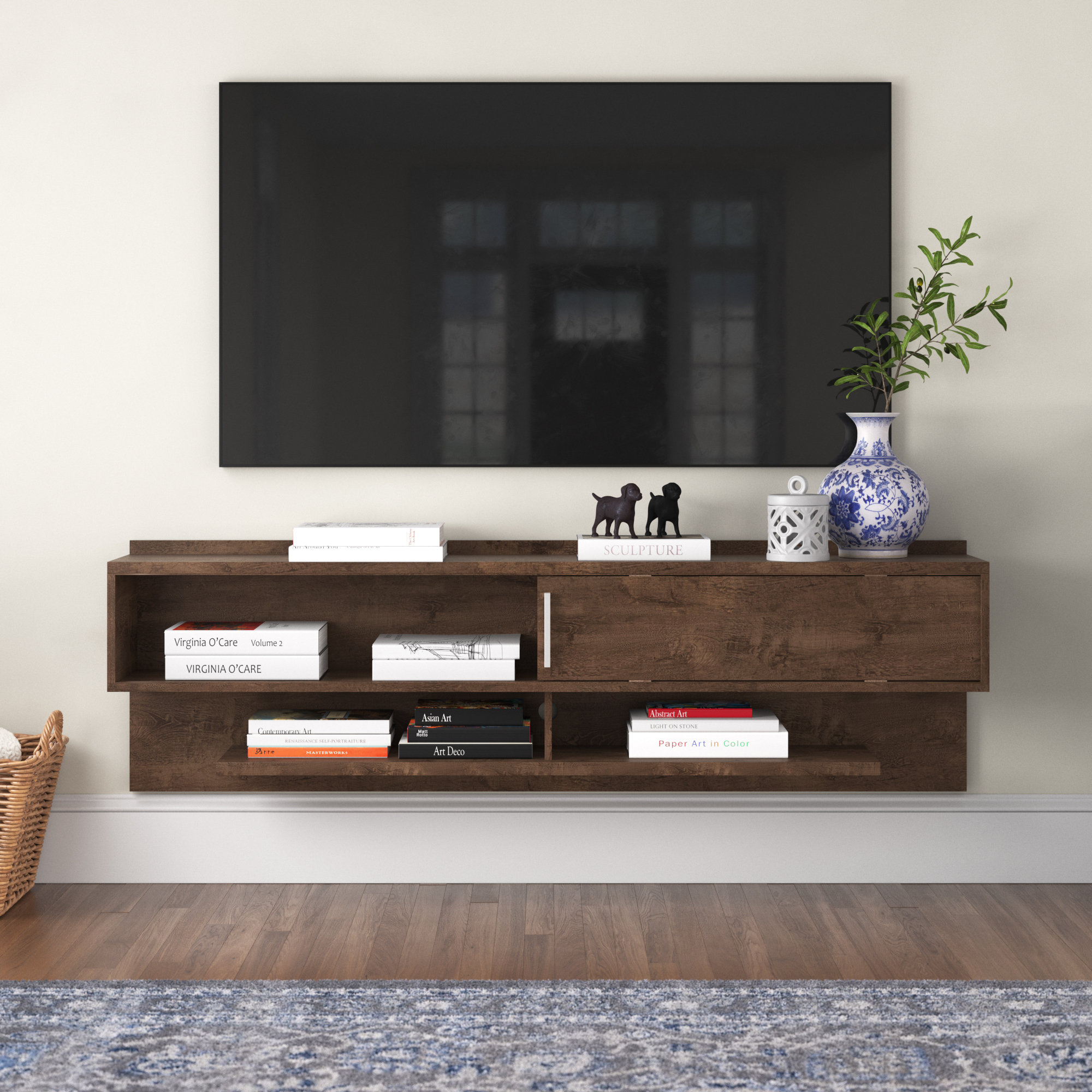 Wade Logan® Gordan Floating TV Stand for TVs up to 60" & Reviews | Wayfair