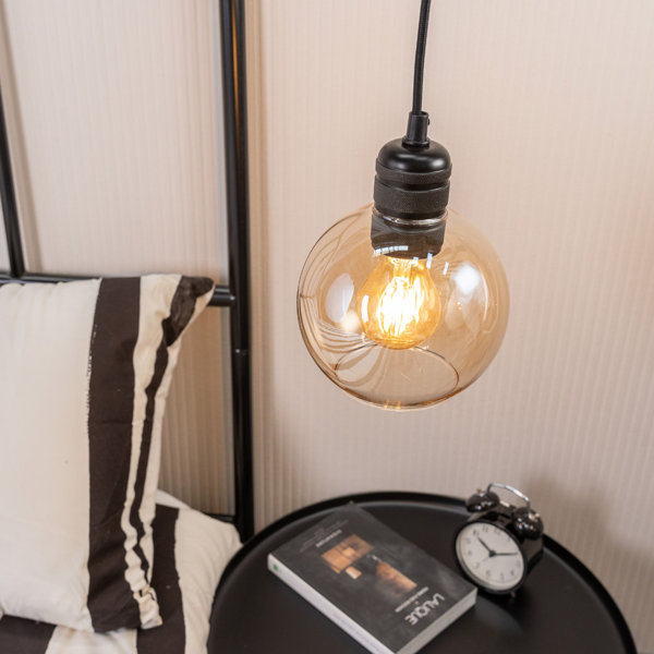 George Oliver Bellamy Easy Fit Smoke Glass Shade | Wayfair.co.uk