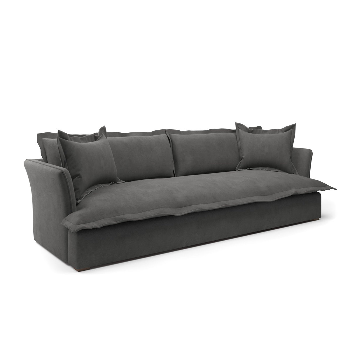 House of Coda Haven 98" Cotton Flared Arm Sofa | Wayfair