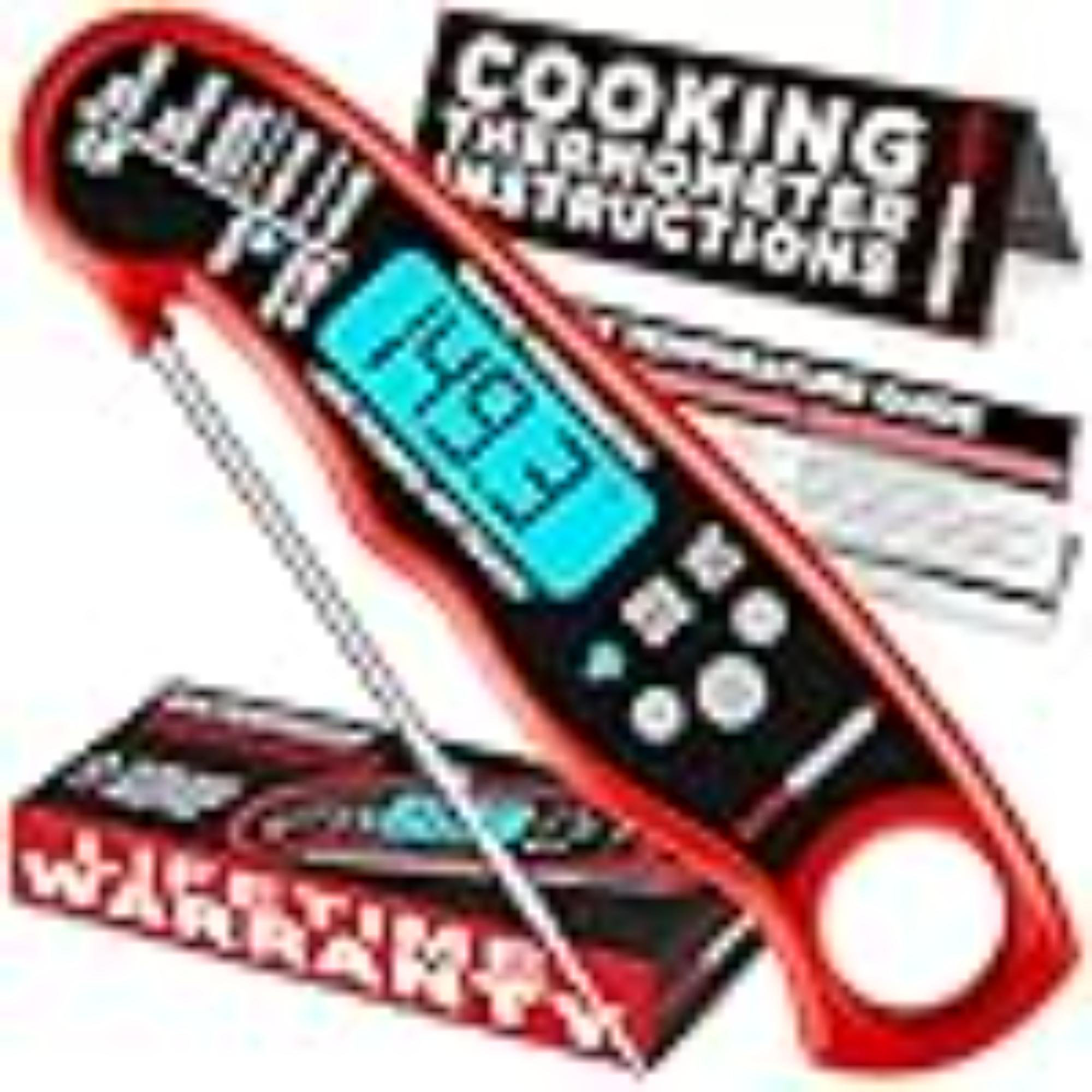 HHA Meat Thermometer Digital - Instant Read Food Thermometer For Cooking Grilling Air Fryer ...