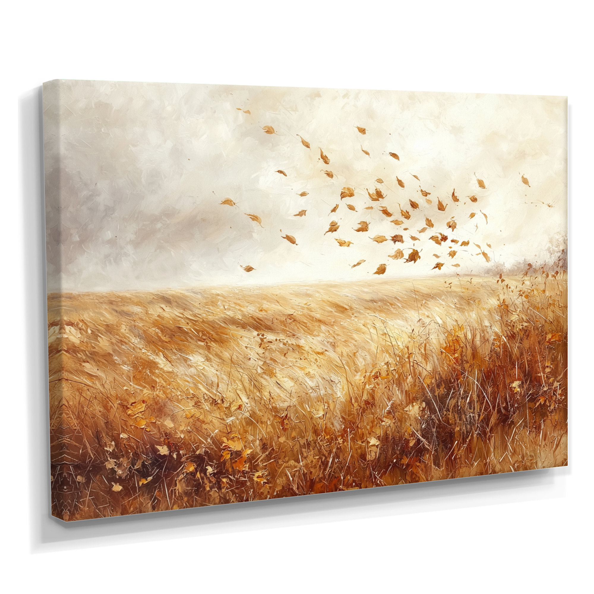 Lark Manor™ Windy Prairie Leaves In The American Prairies III - Leaves ...