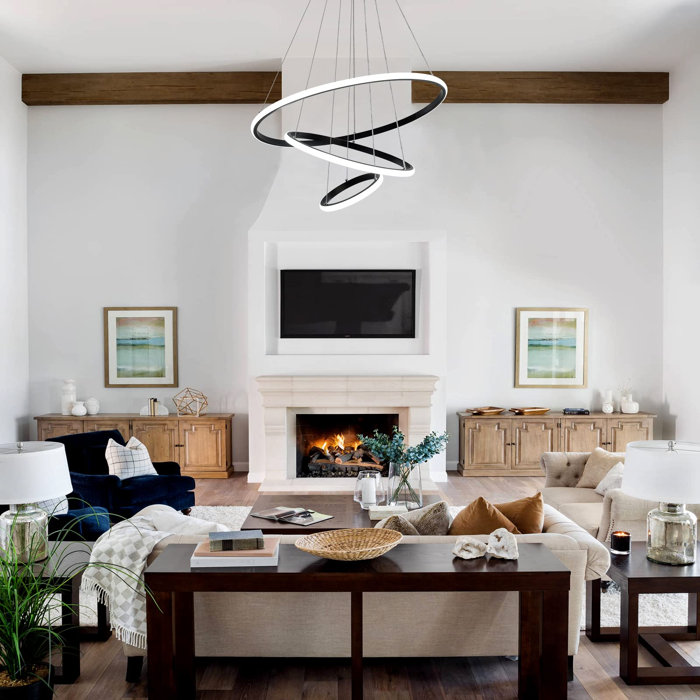 Wrought Studio Dado 3 - Light LED Tiered Chandelier & Reviews | Wayfair