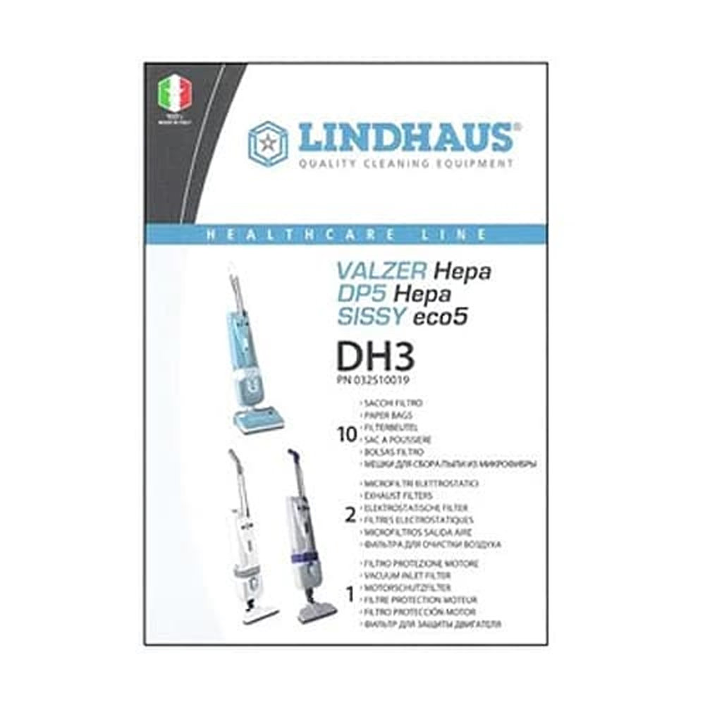 Lindhaus Dh3 Dp5 Hepa Bags (8 Pack) + 3 Filters - Wayfair Canada