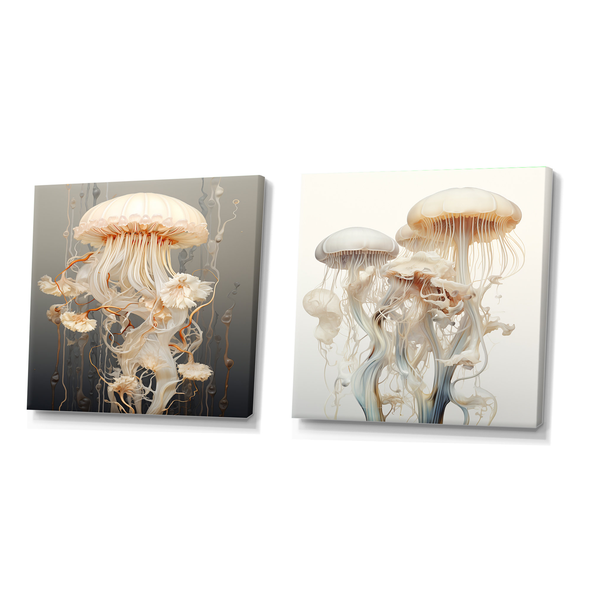 Beachcrest Home™ Minimalism Jellyfish Wonders - Animals Jellyfish ...