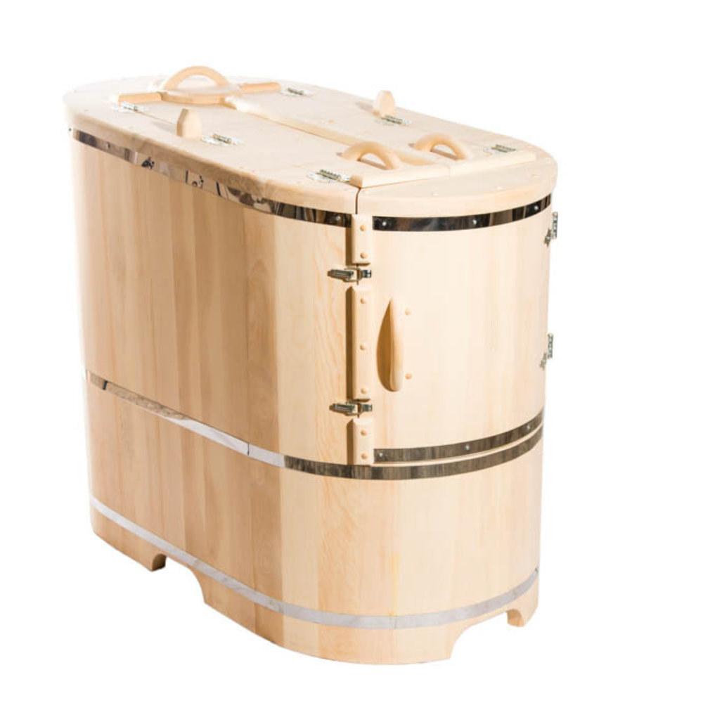 RebirthPRO Reclining Stylized Cedar Barrel Sauna “Norway” | Wayfair