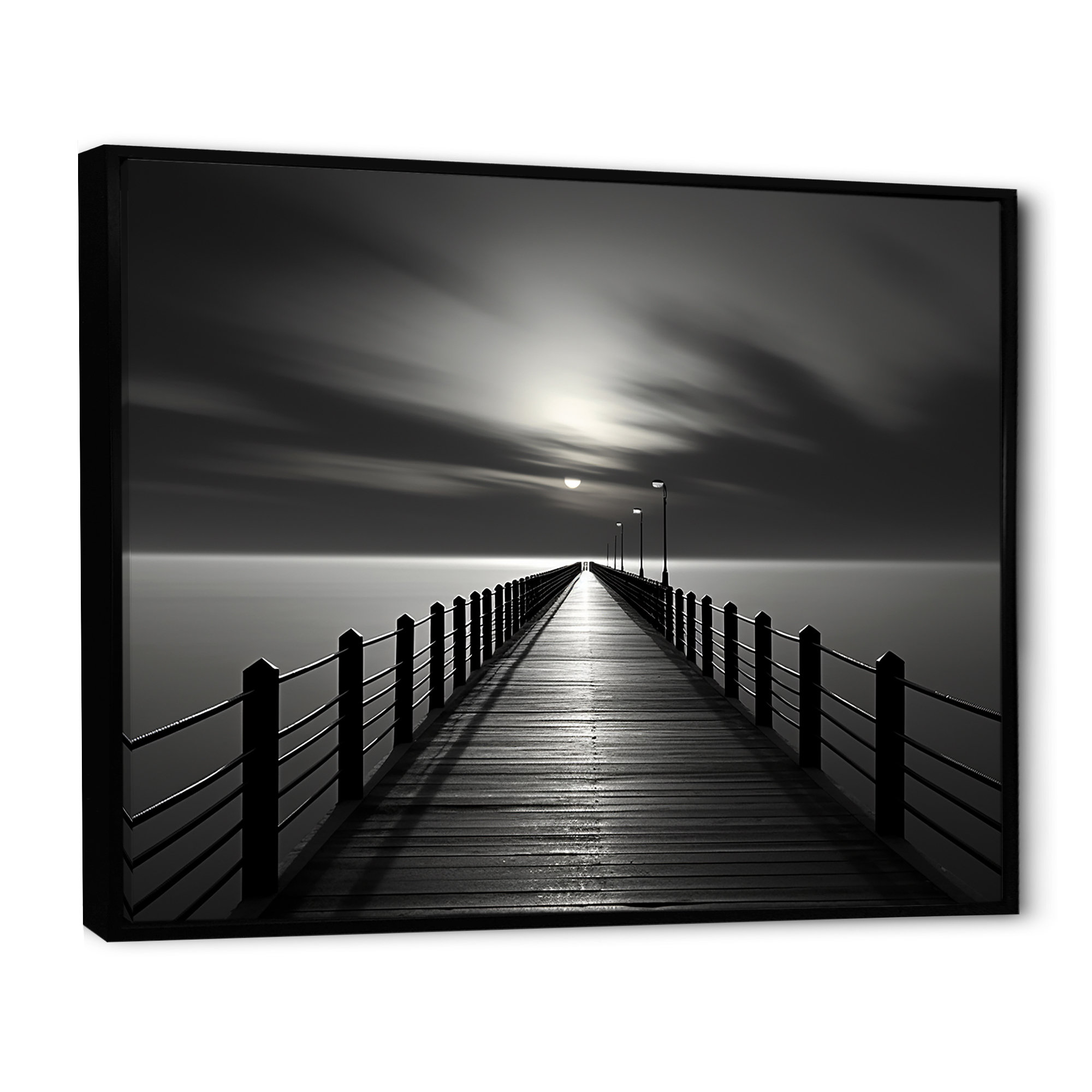 Highland Dunes Bridge To Nowhere Scenery III On Canvas Print | Wayfair