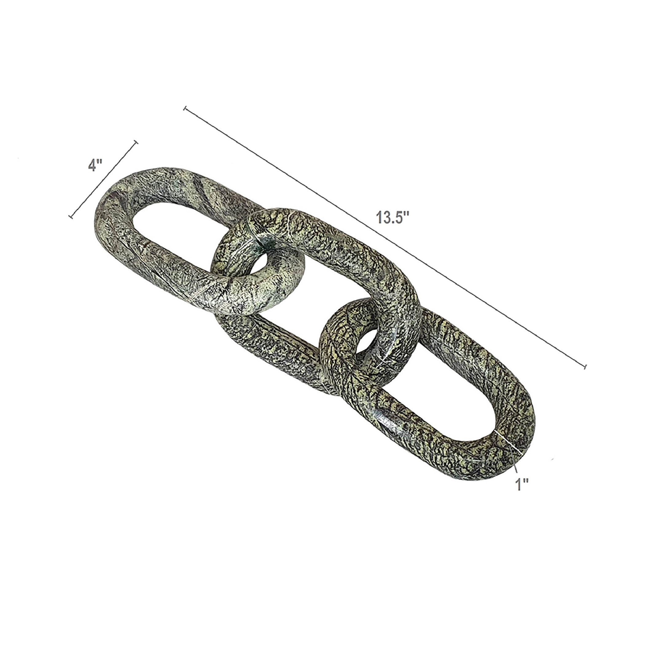Joss & Main Cienna Marble Chain Sculpture | Wayfair