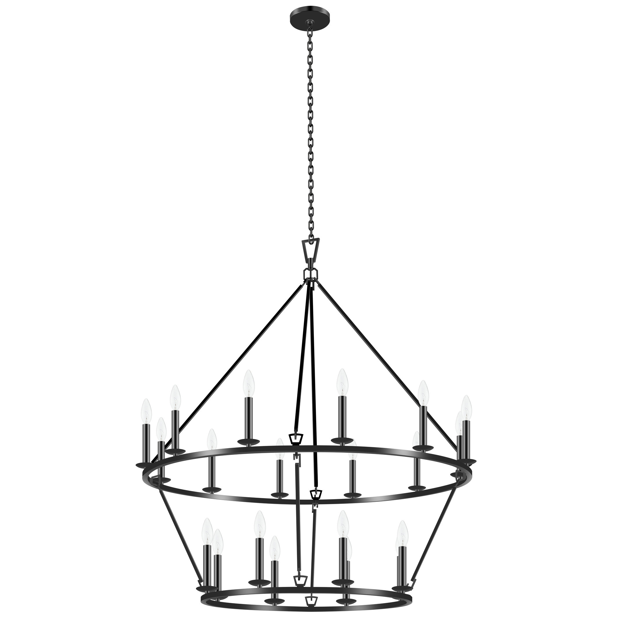 Mercer41 Joevanni 20 - Light Wagon Wheel Chandelier & Reviews - Wayfair ...