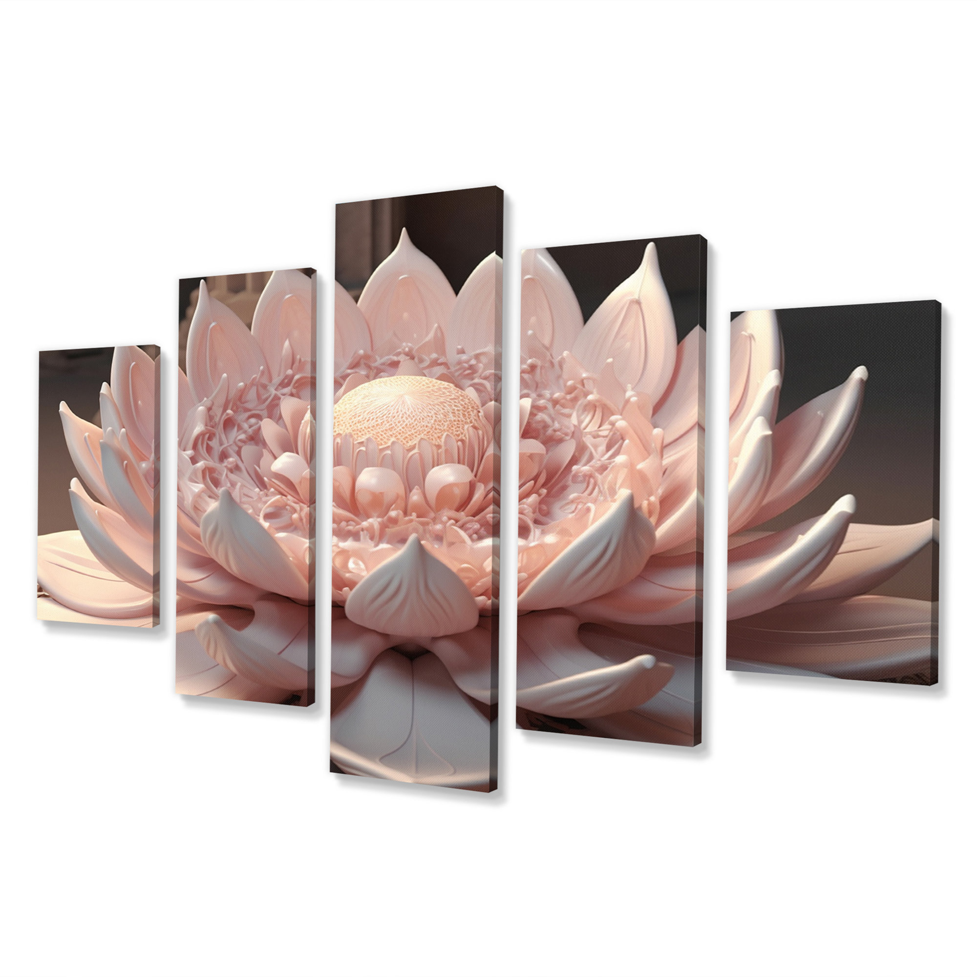 Dakota Fields Light Pink Tender Blossoming Lotus Flower VII - Lotus ...