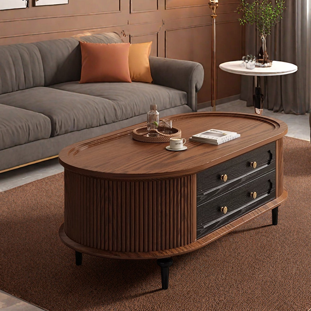 Canora Grey Retro Contrasting Color Design Coffee Table | Wayfair